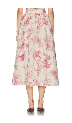 L'Agence Seina Midi Skirt