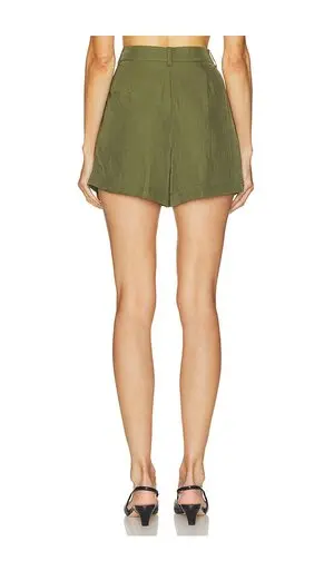 Theory Fluid Pleated Shorts