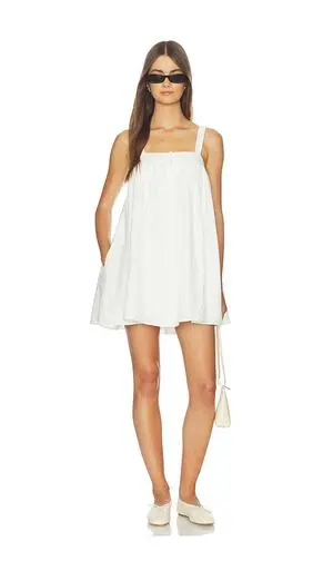 Tularosa Wilma Linen Mini Dress - White
