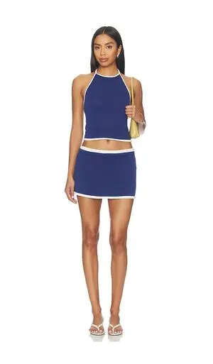 SEROYA Zava Knit Halterneck Top