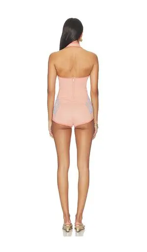 Retrofete Avielle Knit Halterneck Romper