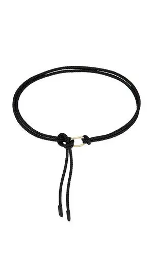 FAVORITE DAUGHTER The Woven Knot Belt - Black