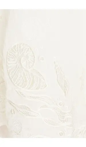 AMUR Romee Embroidered Maxi Dress