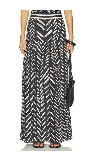 Johanna Ortiz Black Wash Skirts