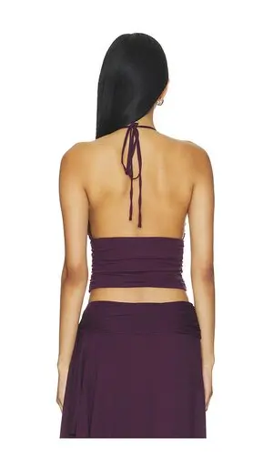 NIA Fabrizio Halter Top - Purple
