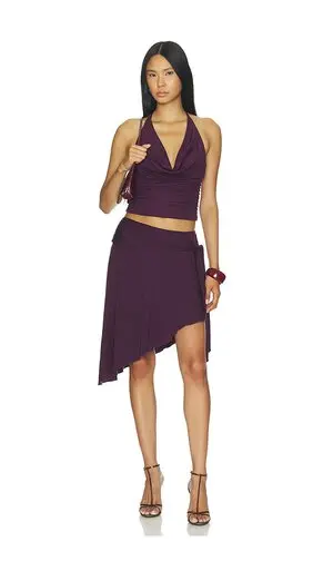 NIA Fabrizio Halter Top - Purple