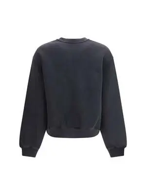 Alexander Wang Crystal Hotfix Logo Sweatshirt