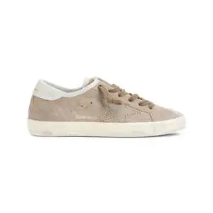 GOLDEN GOOSE Superstar Sneakers With Perforated Star Detailing - Brown