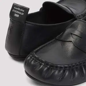 Acne Studios Nappa Leather Loafers - Black