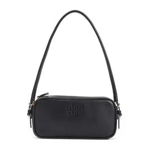 Miu Miu Calf Leather Handle Bag - Black
