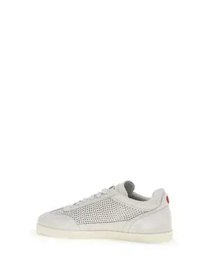 Kiton Perforated Suede Sneakers