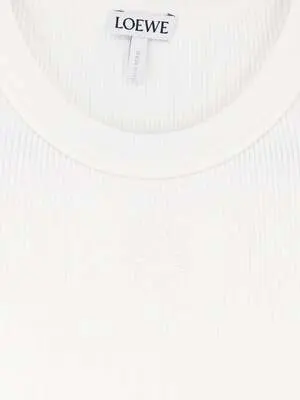 Loewe Anagram Ribbed Viscose Tank Top