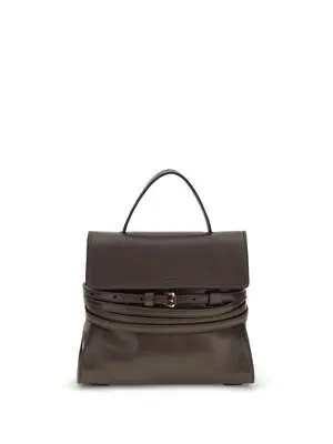 Moschino Tie Me Handbag - Brown