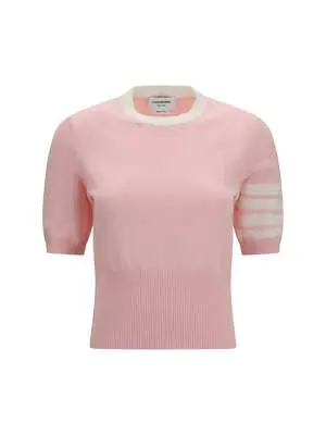 Thom Browne Hector Intarsia T-shirt - Pink