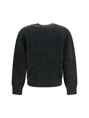 Isabel Marant Étoile Atlee Cotton-blend Crew Neck Sweater - Black