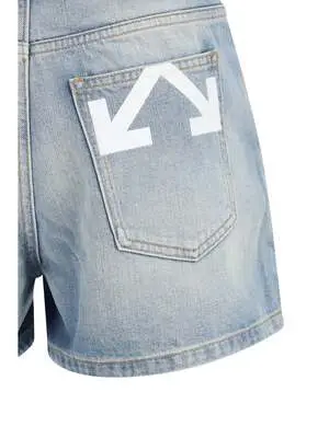 Off-White Doll Denim Shorts - Blue