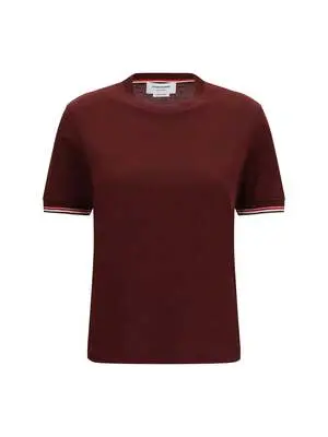 Thom Browne Wool-blend T-shirt - Multicolor