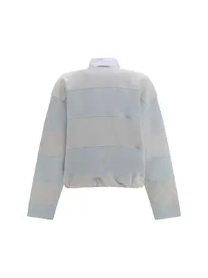 Acne Studios Striped Polo Sweatshirt