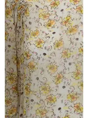 Isabel Marant Étoile Floma Floral Print Blouse - Cream