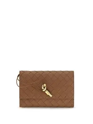 Bottega Veneta Andiamo Clutch Bag - Brown
