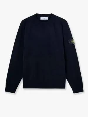 Stone Island Virgin Wool Blend Crew Neck Sweater - Multicolor