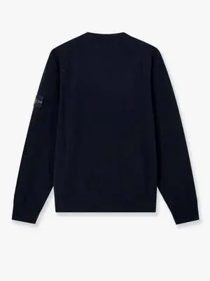 Stone Island Virgin Wool Blend Crew Neck Sweater - Multicolor