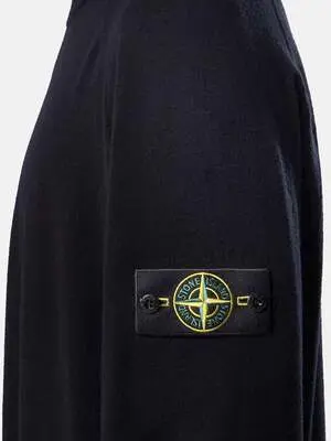 Stone Island Virgin Wool Blend Crew Neck Sweater - Multicolor