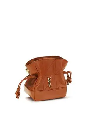 Saint Laurent Jamie Mini Leather Clutch Bag