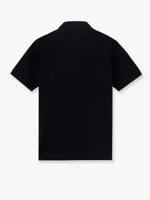 Stone Island Organic Cotton Polo Shirt - Black
