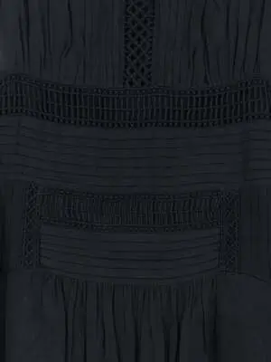 Isabel Marant Étoile Viscose And Linen Blend Dress - Black