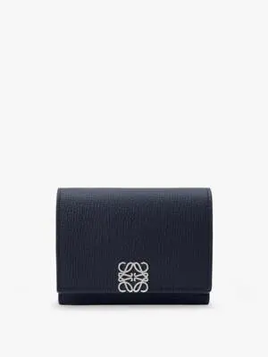 Loewe Anagram Trifold Leather Wallet - Multicolor