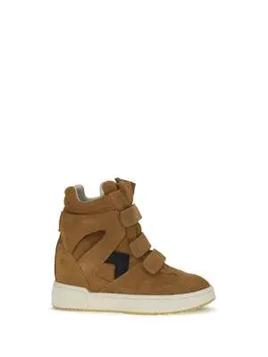 Isabel Marant Étoile High-top Wedge Sneakers - Brown