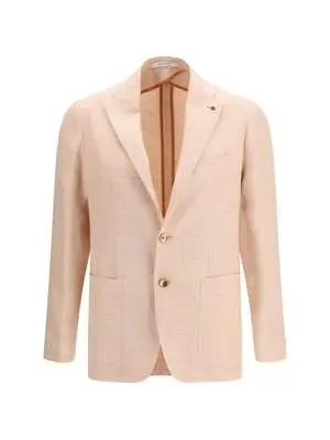 Tagliatore Blazer Linen Blazer - Orange