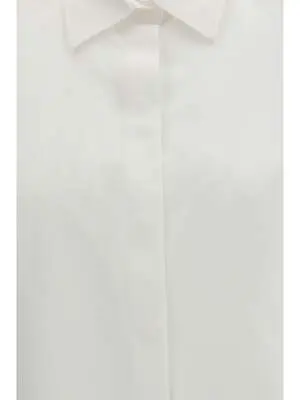Max Mara Maroso Cotton Poplin Shirt - White