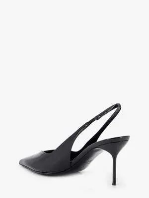 Paris Texas Lidia 70 Patent Leather Slingback Pumps - Black