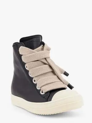Rick Owens Jumbolace Leather High Top Sneakers - Multicolor