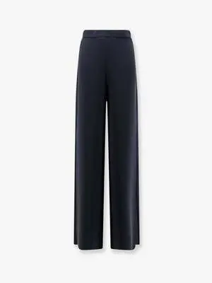 Max Mara Mxmalaggio Trousers With Wide Leg - Multicolor