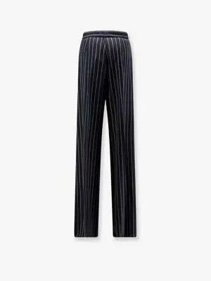 Max Mara Striped Wide Leg Trousers - Multicolor