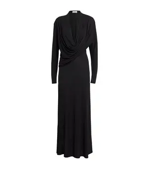 RETORI Jersey Hooded Maxi Dress