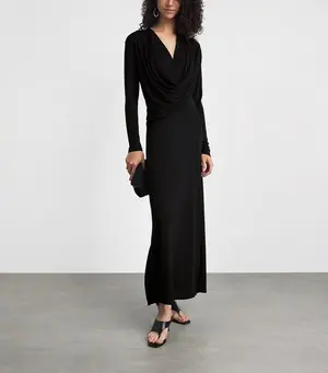RETORI Jersey Hooded Maxi Dress
