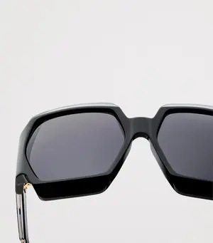 JACQUES MARIE MAGE Grand Funk Hexagonal Sunglasses