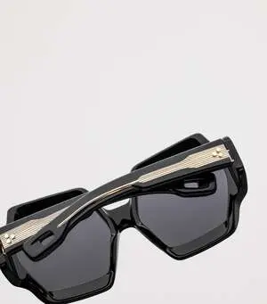 JACQUES MARIE MAGE Grand Funk Hexagonal Sunglasses