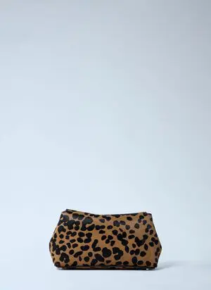 TOTEME Printed Foldover Top Clutch Bag