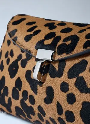 TOTEME Printed Foldover Top Clutch Bag