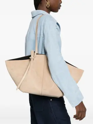 Yuzefi Large Mochi Suede Shoulder Bag