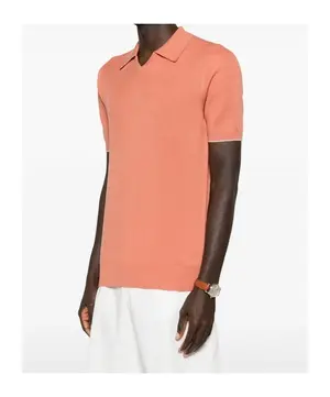 Brunello Cucinelli V-neck Ribbed T-shirt