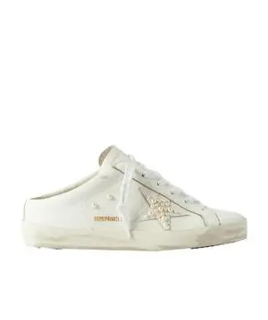 GOLDEN GOOSE Logo Imitation Old-style Low-top Casual Sports Shoes - White