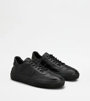TOD'S Logo-debossed Round Toe Lace-up Sneakers