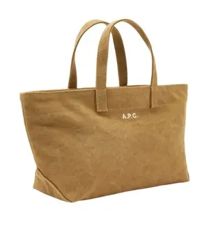 A.p.c. Small Le Drummer Logo-embroidered Canvas Tote Bag