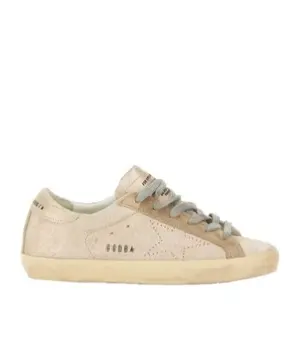 GOLDEN GOOSE Super Star Lace-up Sneakers - Nude